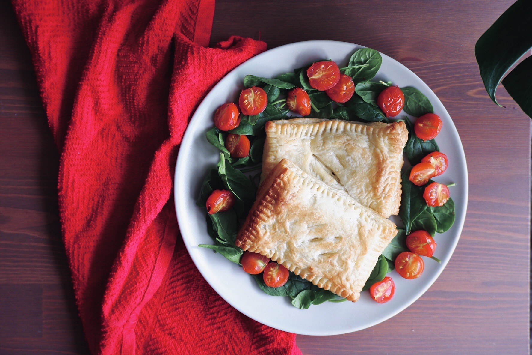 Mushroom, Spinach & Ricotta Puff Pastry | Slapdash Cooking