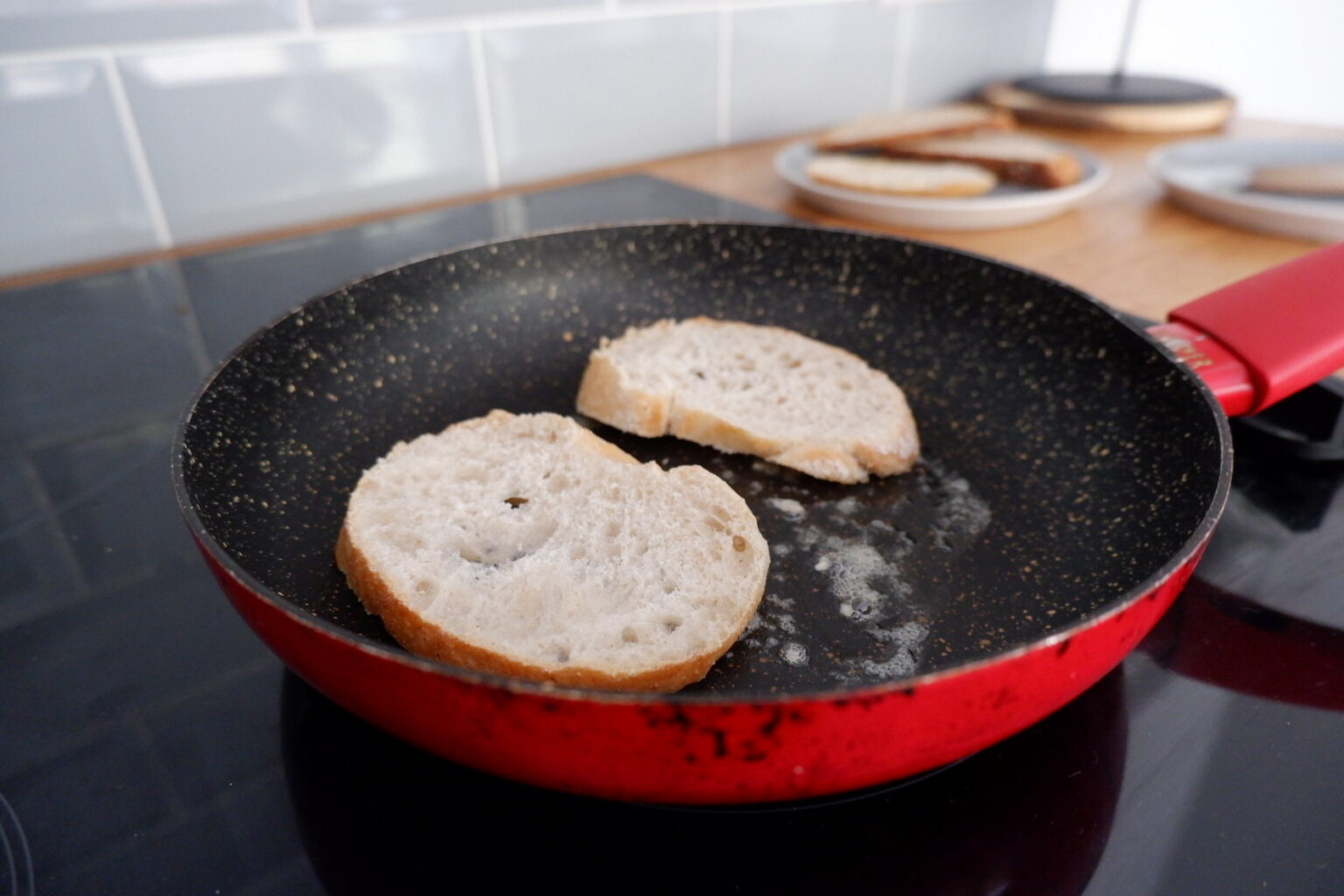 Harissa Fried Eggs | Slapdash Cooking