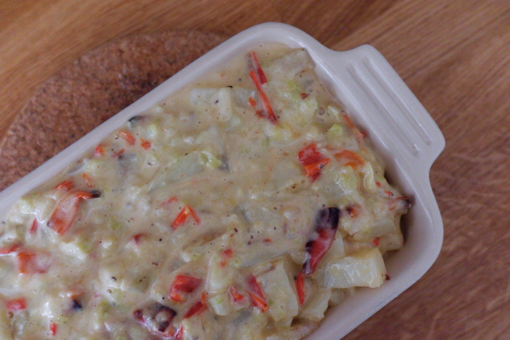 Leek, Potato & Roasted Pepper Pie | Slapdash Cooking