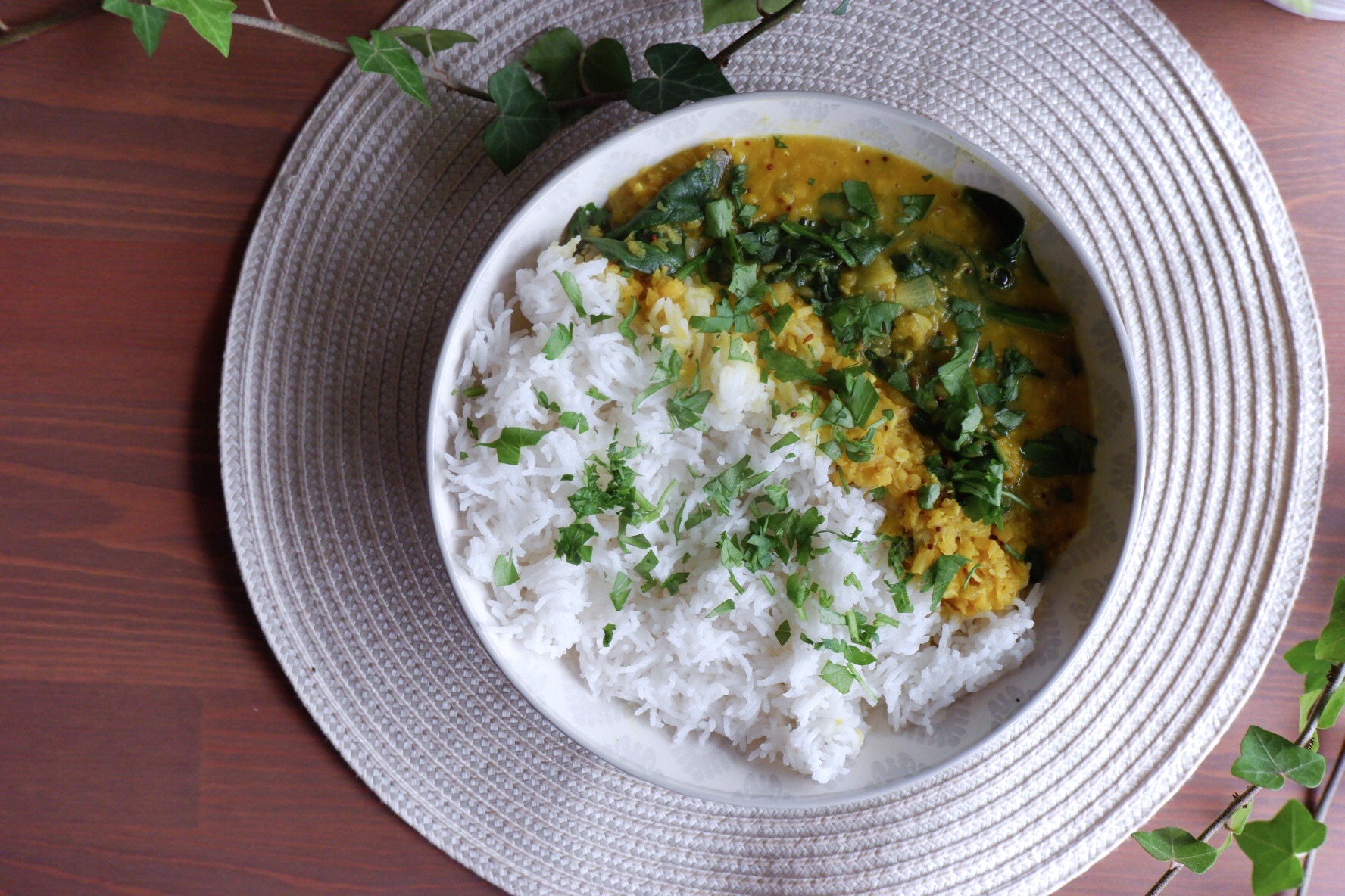 Spinach Dal | Slapdash Cooking