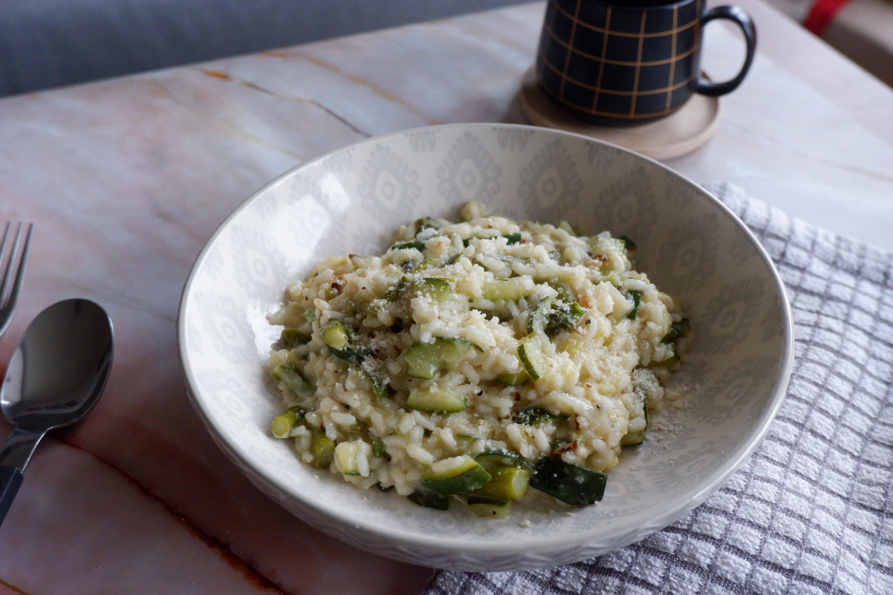 Courgette & Asparagus Risotto | Slapdash Cooking
