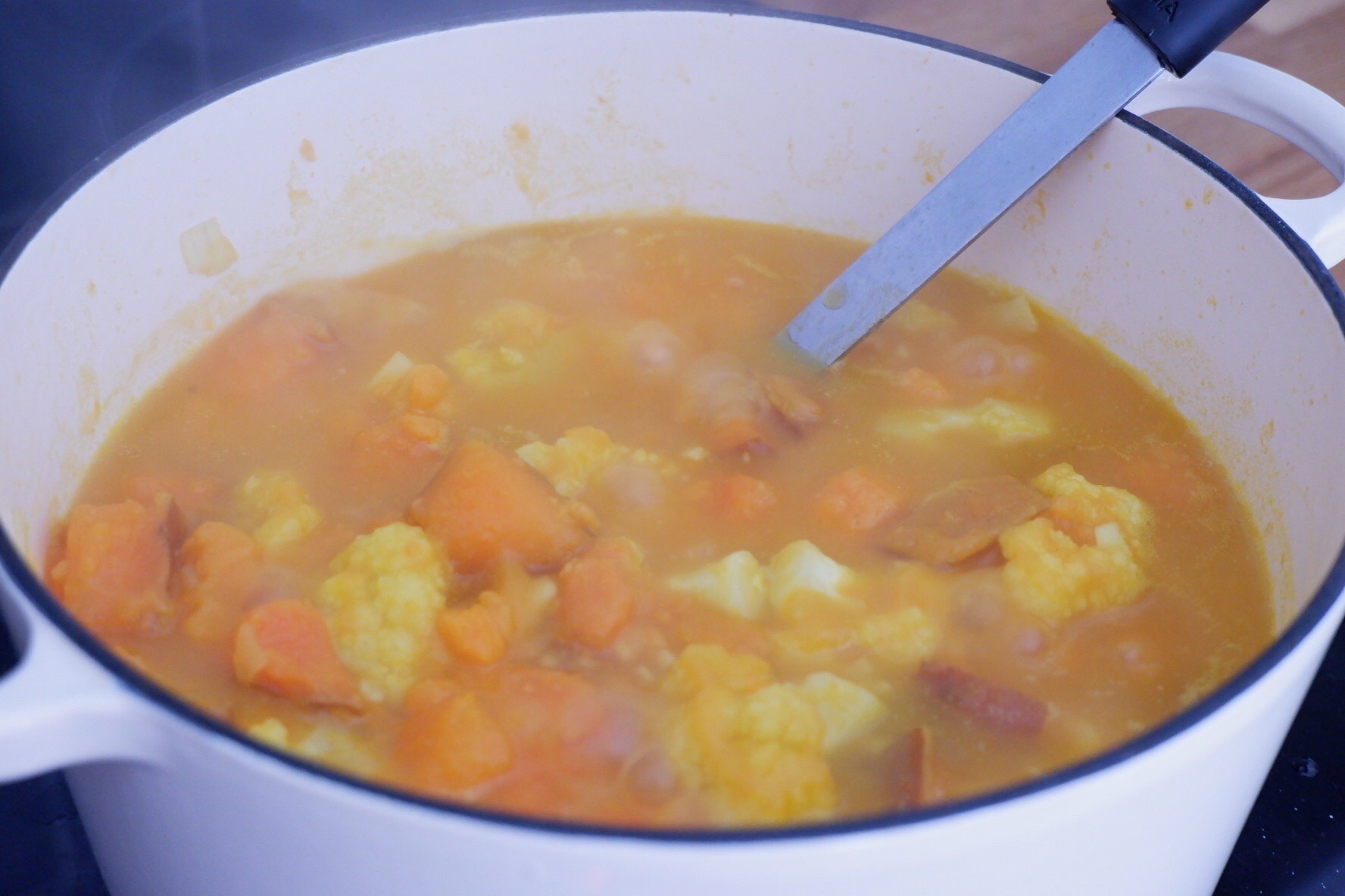 Sweet Potato & Cauliflower Curry | Slapdash Cooking