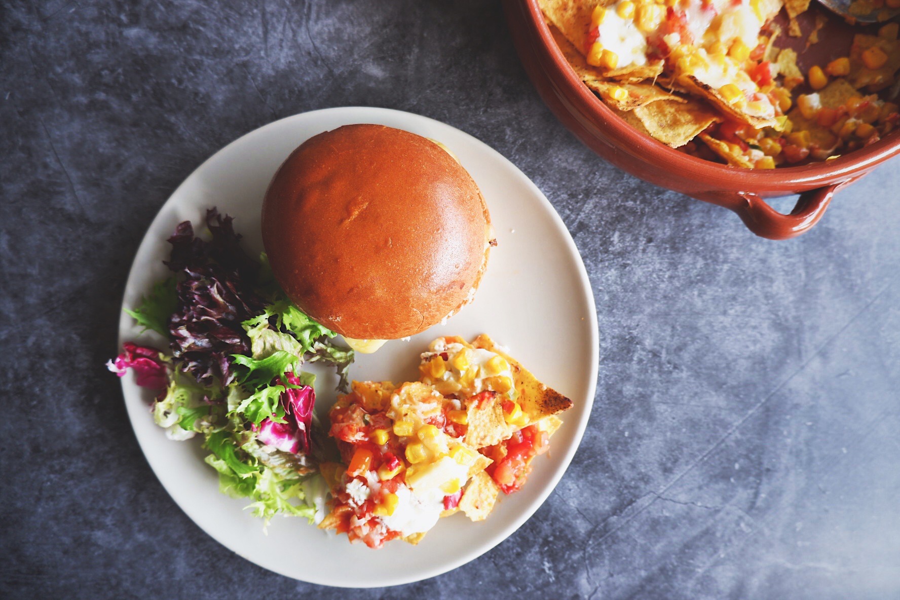 Black Bean Burgers & Loaded Nachos | Slapdash Cooking