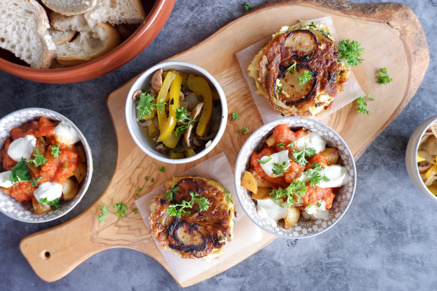 Meat-Free Tapas Menu | Slapdash Cooking